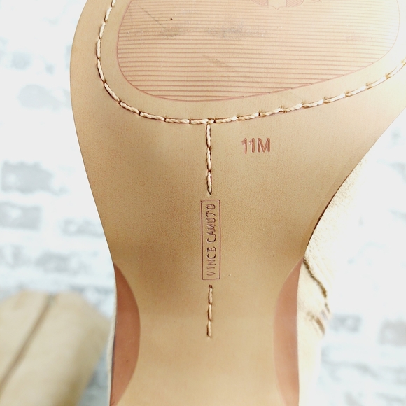 Vince Camuto | Shoes | New Vince Camuto Peaplanig Tan Suede Knee High ...